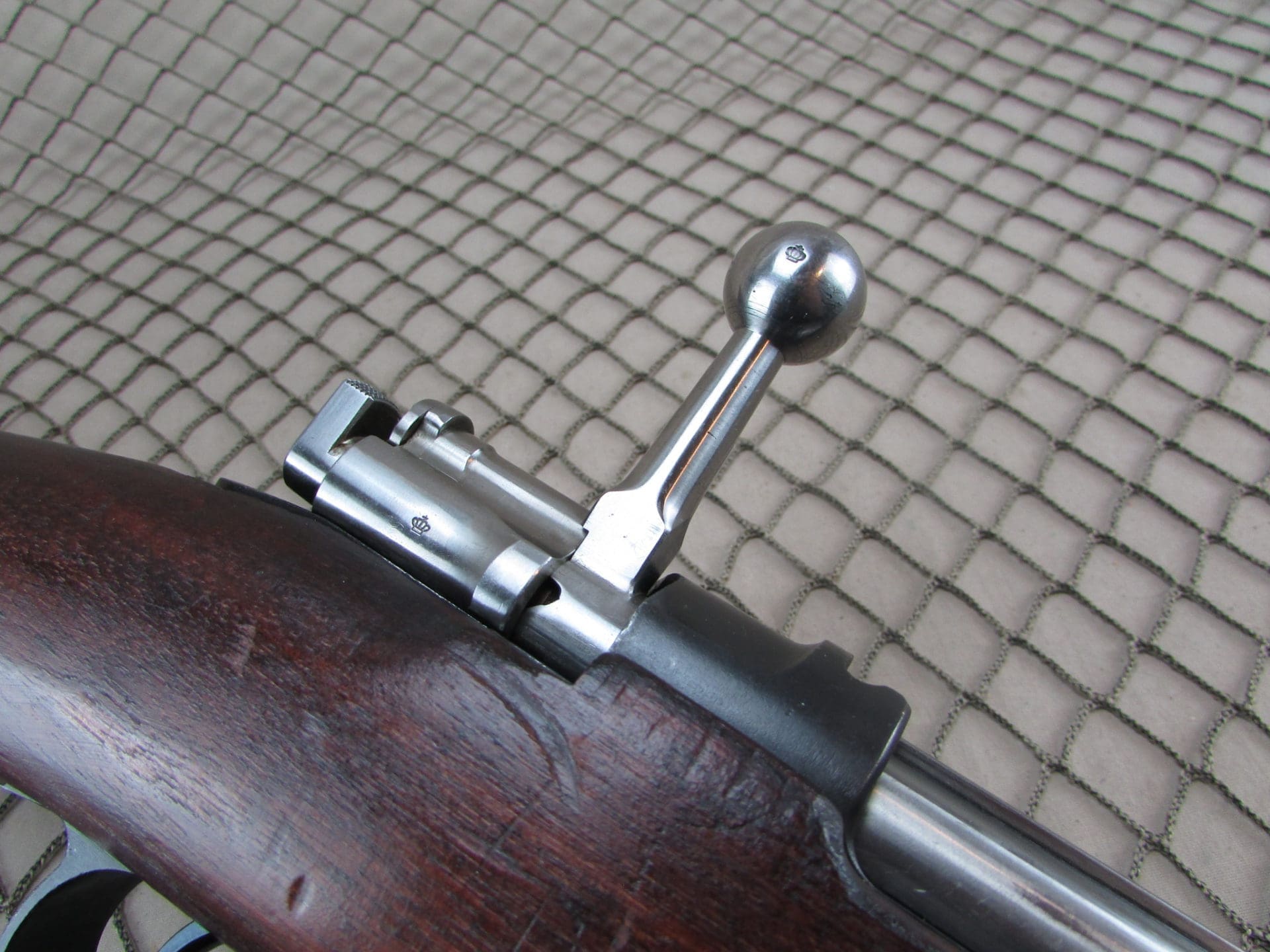 WW2 Swedish M38 Mauser by Carl Gustaf 1913 w/ Vasteras Micrometer Rear ...
