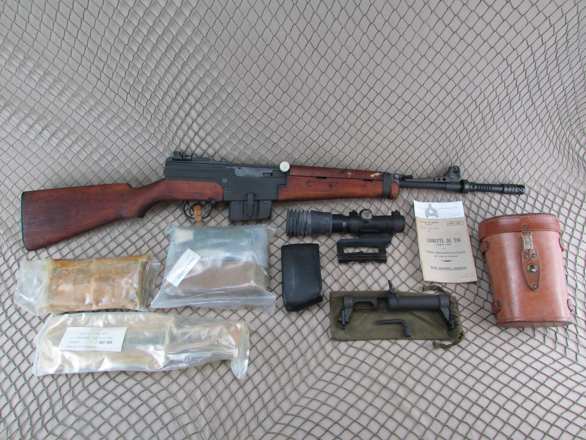 French MAS M1949-56 49-56 Sniper 7.5 Cal with Accessories #H03435 ...